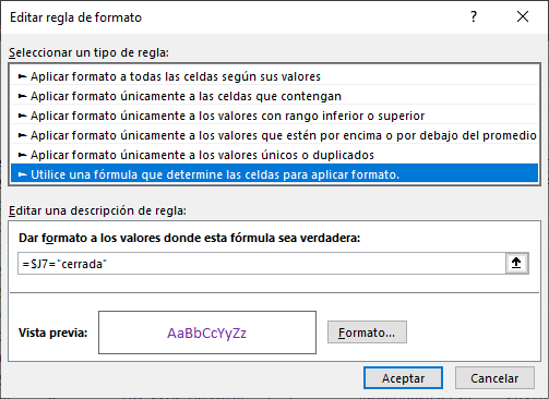 Como Aplicar formato condicional avanzado en Excel
